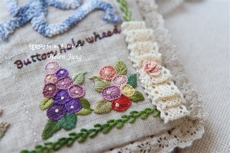 프랑스 자수 기초 60스티치 북 과정 네이버 블로그