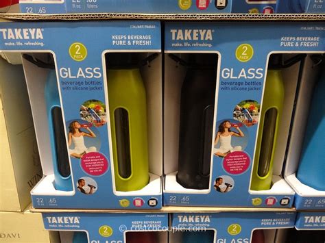 Takeya Glass Beverage Bottles