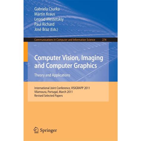 Computer Vision Imaging And Computer Graphics Theory And Applications Submarino