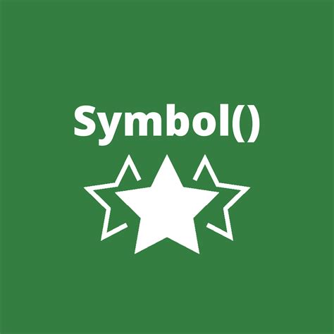 Symbols Are A Useful Tool In Your Javascript Toolset I Believe That