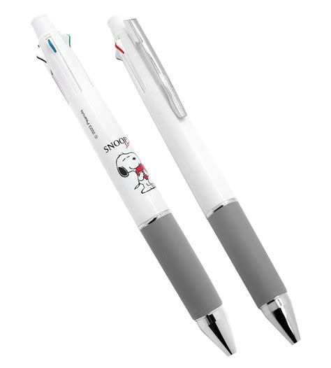 Kamio Japan｜史努比snoopy Jetstream 4and1機能筆4色原子筆05mm自動鉛筆多功能筆302923 有