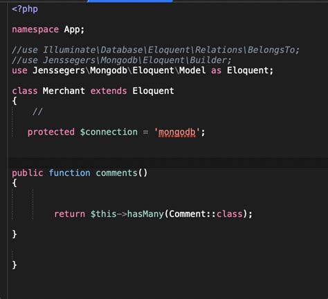 relation hasmany will not work · issue 1902 · mongodb laravel mongodb