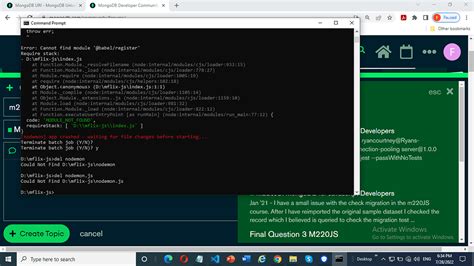M220js Ch0 Readme Running The Application M220js Mongodb For Javascript Developers Mongodb