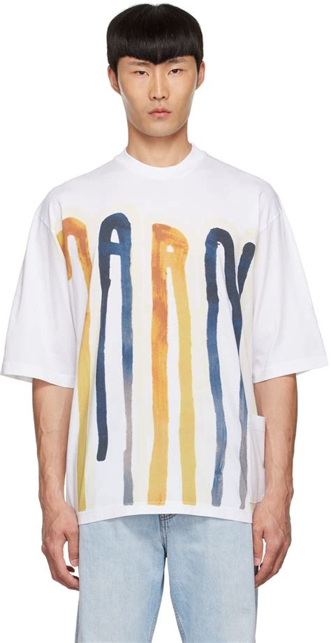 Marni White Cotton T Shirt Marni