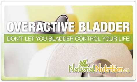 Overactive Bladder Effective Natural Treatments National Nutrition Article National