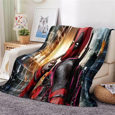 Deadpool Pattern Blanket 963 Pixeltee