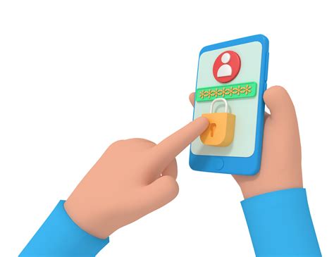3d Illustration Of Security Padlock On Phone 13079022 Png