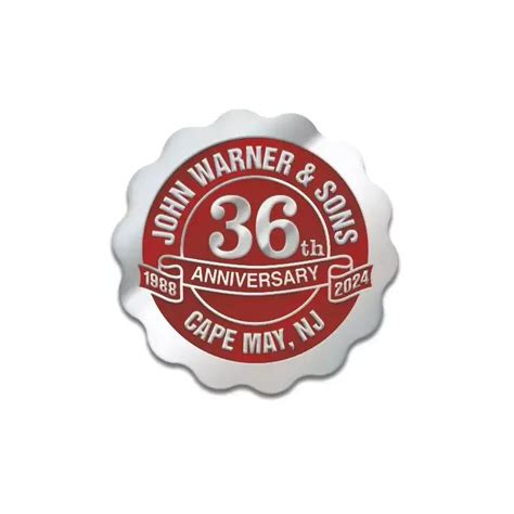Personalized Circle Anniversary Seal Rolls