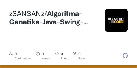 Github Zsansanzalgoritma Genetika Java Swing Mvc