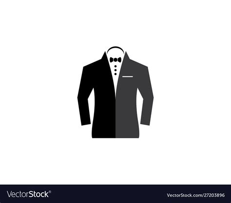 Tuxedo Icon Design Royalty Free Vector Image Vectorstock