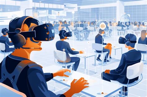 Diagram The Integration Of Vr Technology Into Hybr Generative Ai Premium Ai Generated Image