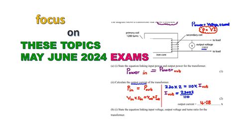 Igcse Edexcel Physics Paper 2 May June Prediction 2024 Youtube
