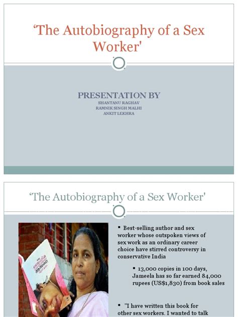The Autobiography Of A Sex Workeraas Pdf Prostitution Injustice