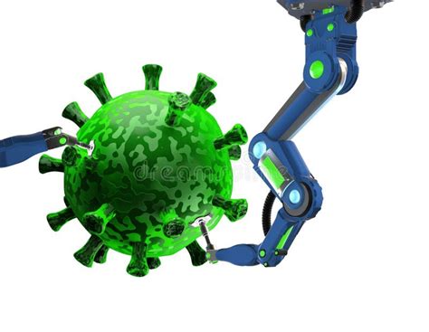 Coronavirus Illustration Concept 3d Rendering Stock Illustration