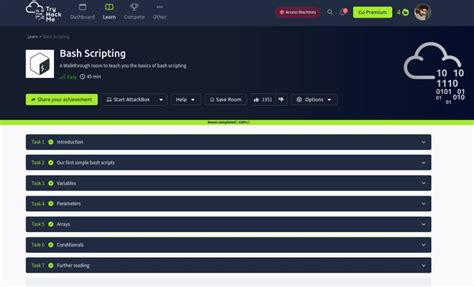 Salman Farcy On Linkedin Bash Scripting Cybersecurity Tryhackme