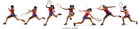 Female Tennis Player Action During Game Stock Photo Shutterstock