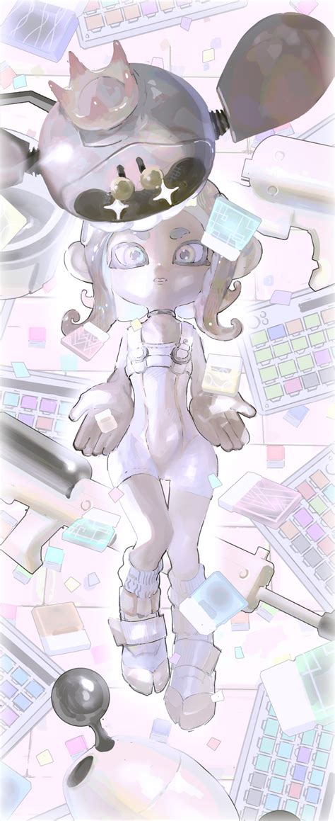 Safebooru 2girls Absurdres Agent 8 Splatoon Bodysuit Boots Choker