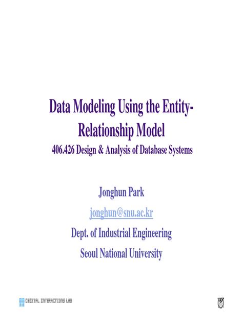 data modeling using the entity relationship model pdf databases