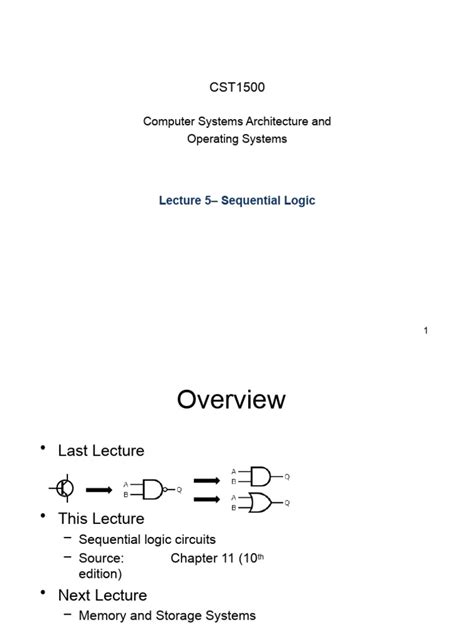 Lecture05 Sequential Logic Pdf Electronic Design Electronic