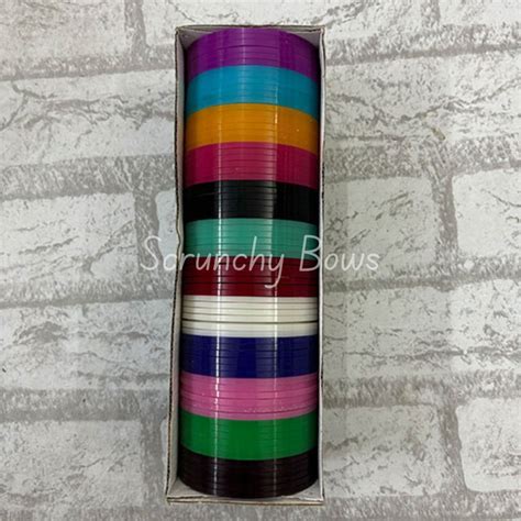 Flat Bangles 6 Cut Scrunchybows