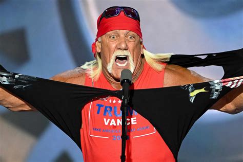 Hulk Hogan Rips Hulk Hogan Shirt To Reveal Trump Shirt Calls For Trumpamania At Rnc