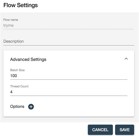 DHF 5 0 0 Quickstart UI Adding Options To Flow Does Not Work Issue