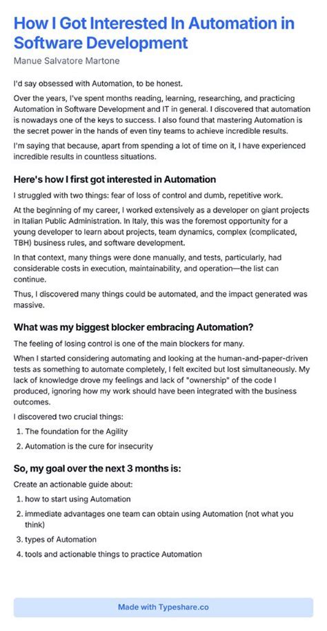 Manuel Salvatore Martone On Linkedin How I Got Interested In