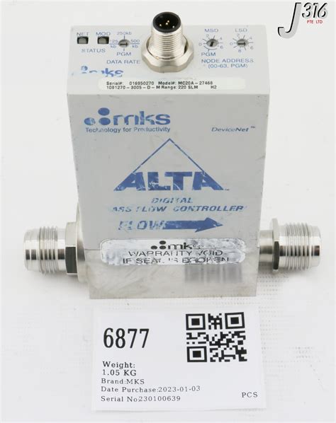 6877 MKS MFC, ALTA DIGITAL MFC MC20A-27468 – J316Gallery