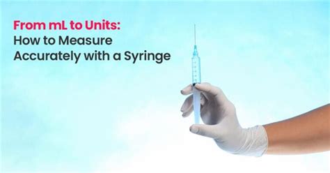 How To Measure Accurately With A Syringe Explained Graphically
