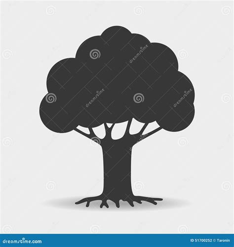 Vector Sign Tree Stock Vector Illustration Of Growth 51700252