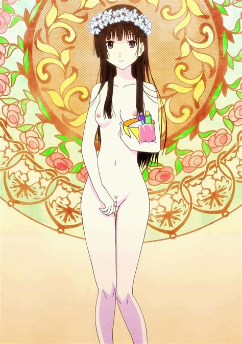 Rule 34 Black Hair Breasts Female Female Only Highres Human Long Hair Nipples Nude Nude Filter