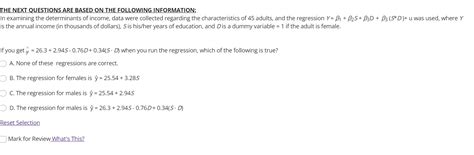 Solved THE NEXT QUESTIONS ARE BASED ON THE FOLLOWING Chegg