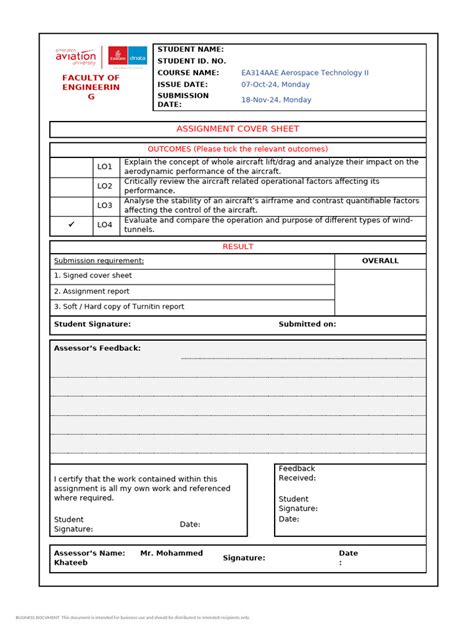 Ea314aae Aerospace Technology Assignment 1[1] Pdf Airfoil Wind Tunnel