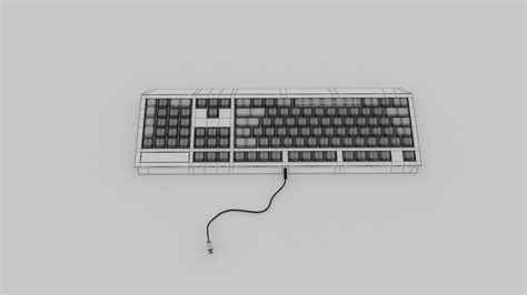 Computer Keyboard D Model TurboSquid