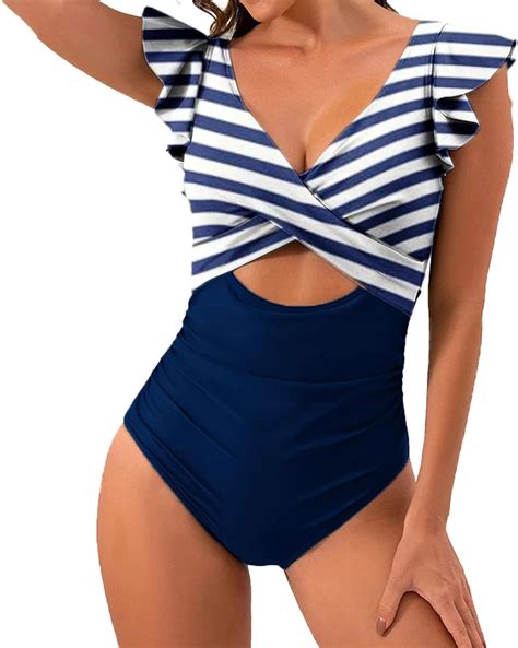 Monokini Swimsuits For Women Full Coverage Sexy Chest One Piece