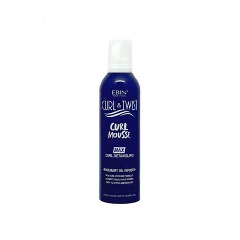 Ebin Curl And Twist Curl Mousse Max Curl Detangling Rosemary Oil Infus Tj Beauty Products Uk