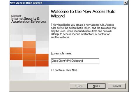 ISA Firewall Quick Tip How To Allow Cisco VPN Client To Connect Through ISA Server ISA Firewall Quick Tip How To Allow Cisco VPN Client To Connect Through ISA Server