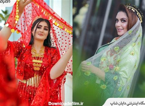 عکس دختر کرد با لباس کردی