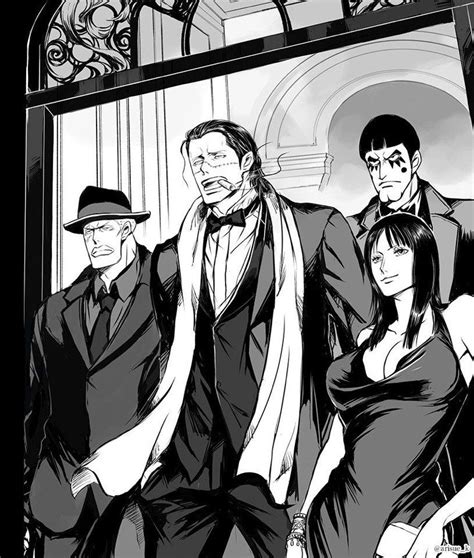 Sir Crocodile X Nico Robin Mr 0 X Miss All Sunday Crocro One Piece Робин Большой куш Пираты арт
