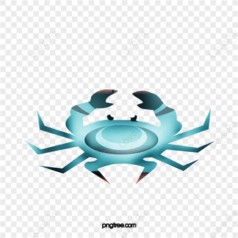 푸른 해양 일러스트 생물 게해양생물해물해산물 Png 일러스트 무료 다운로드 Lovepik