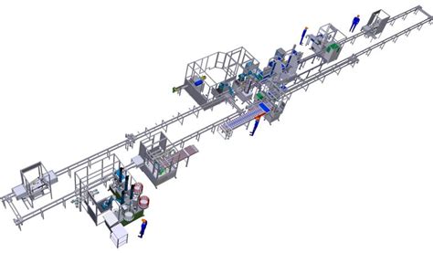 Line For The Complete Assembly Of Electrical Motor Brushless Section For Rotor Stator