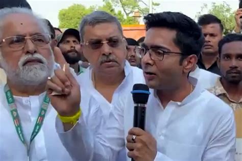 Abhishek Banerjee Tmc Tmc Gs Abhishek Banerjee Warned Pm Narendra