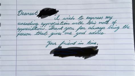 Sometimes I Write Very Neatly I Like Having My Own Style Of Cursive