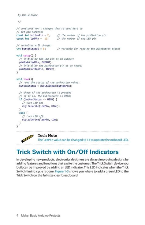 Arduino Ch 1 The Trick Switch Pdf Home Appliances Home And Garden Arduino Ch 1 The Trick Switch Pdf Home Appliances Home And Garden
