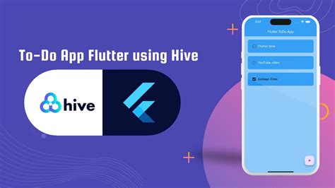 Flutter Todo Hive Todo App Flutter Youtube