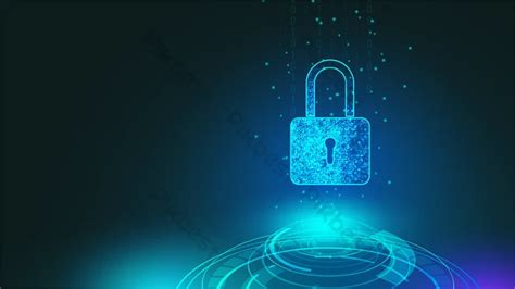 Security Lock Data Abstract Light Effect Background Particles Ai Free Download Pikbest