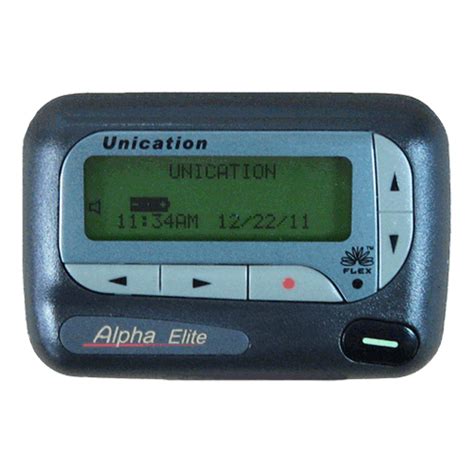 Unication Alpha Elite Alphanumeric Pager Salcom