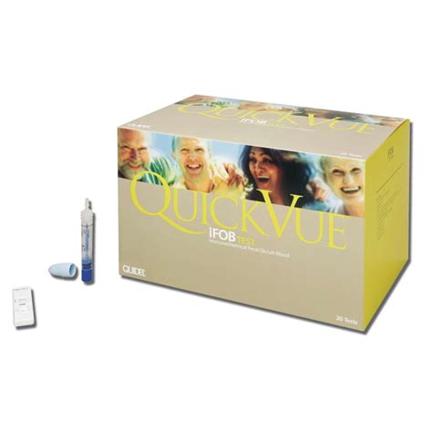 Qui 20194 Quidel Quickvue® Ifob Test Kit Sku Custom Field Sku Clt Medical Supply Inc