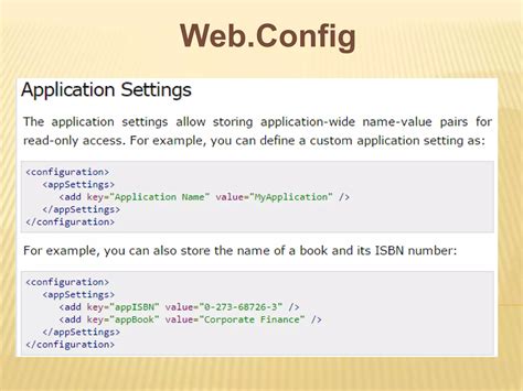 Webconfiguration Ppt