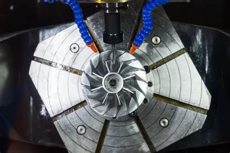 CNC Milling Machine During Operation Stock Photo Image Of Machine Industry